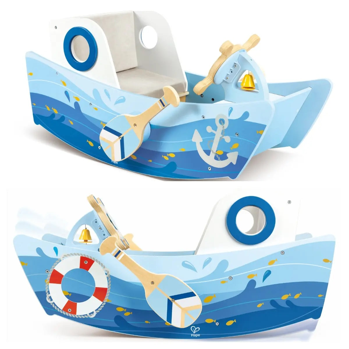 Captain’s Rocking Boat – HUZZAH! Toys