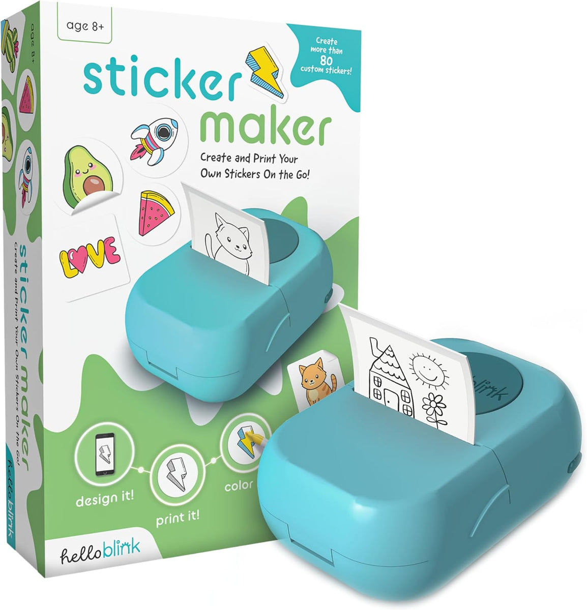 Hello Blink - Sticker Maker – HUZZAH! Toys