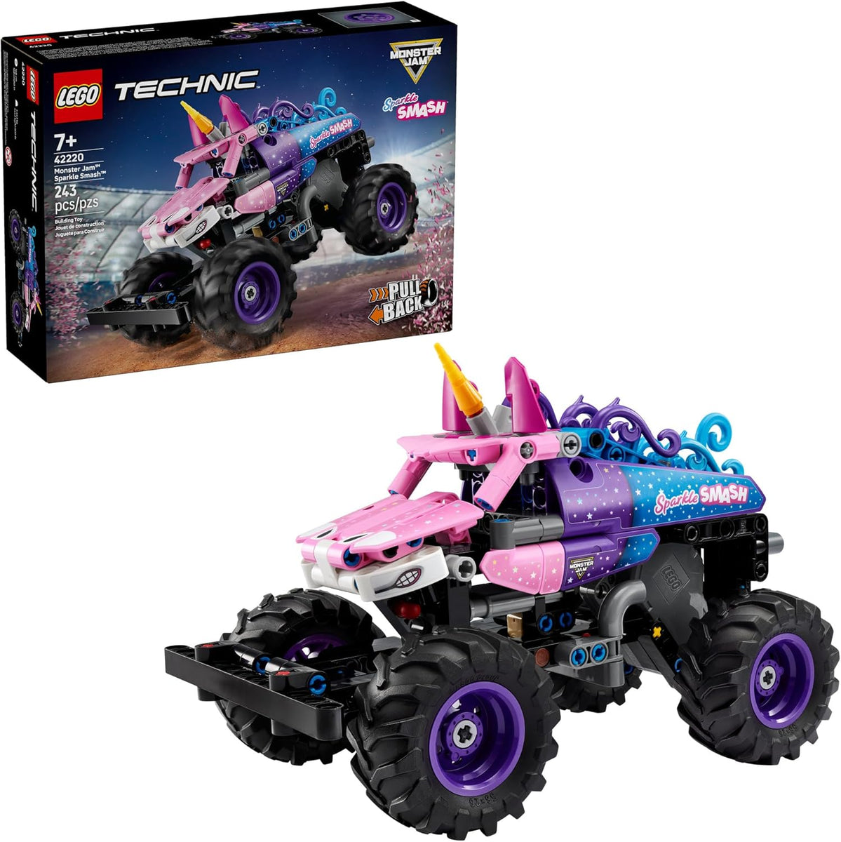 Lego 42220 - Technic Monster Jam Sparkle Smash – HUZZAH! Toys