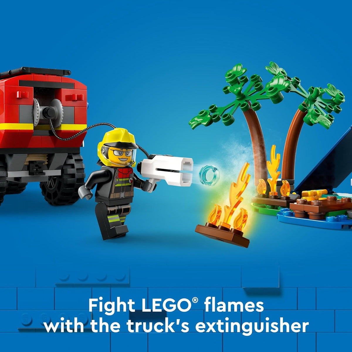 Lego 60412 - City 4x4 Fire Truck with Rescue Boat – HUZZAH! Toys