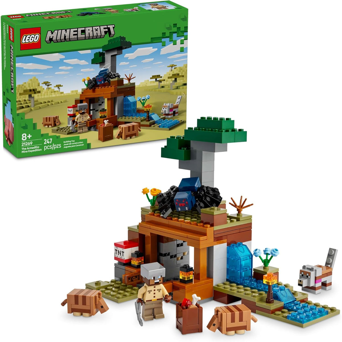 Lego 21269 - Minecraft The Armadillo Mine Expedition – HUZZAH! Toys