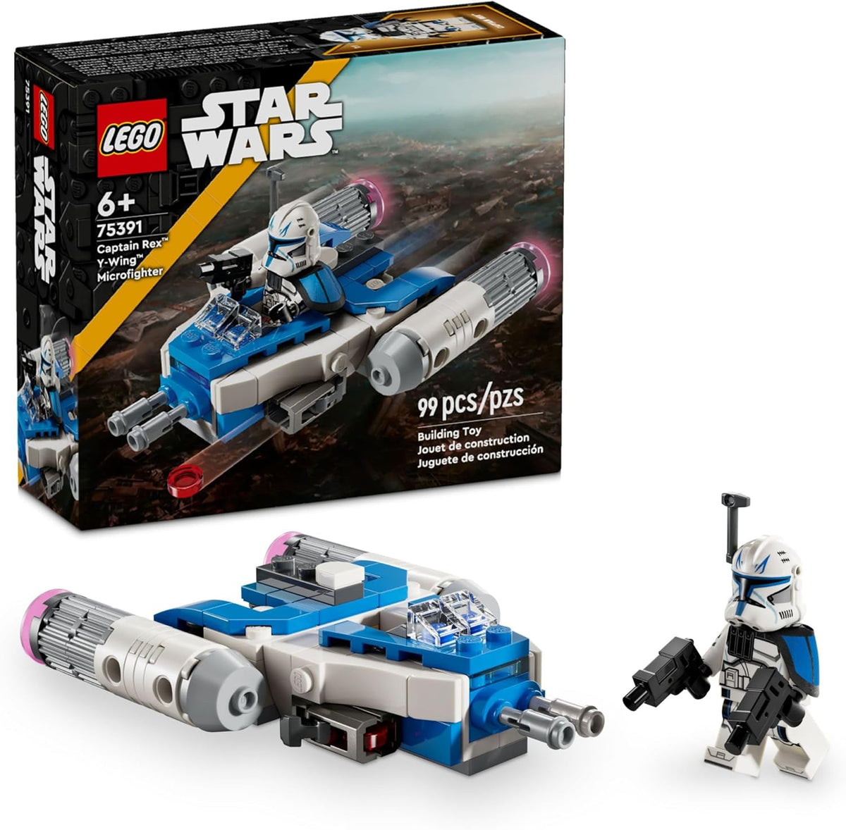 Lego 75391 - Star Wars Captain Rex Y-Wing Microfighter – HUZZAH! Toys