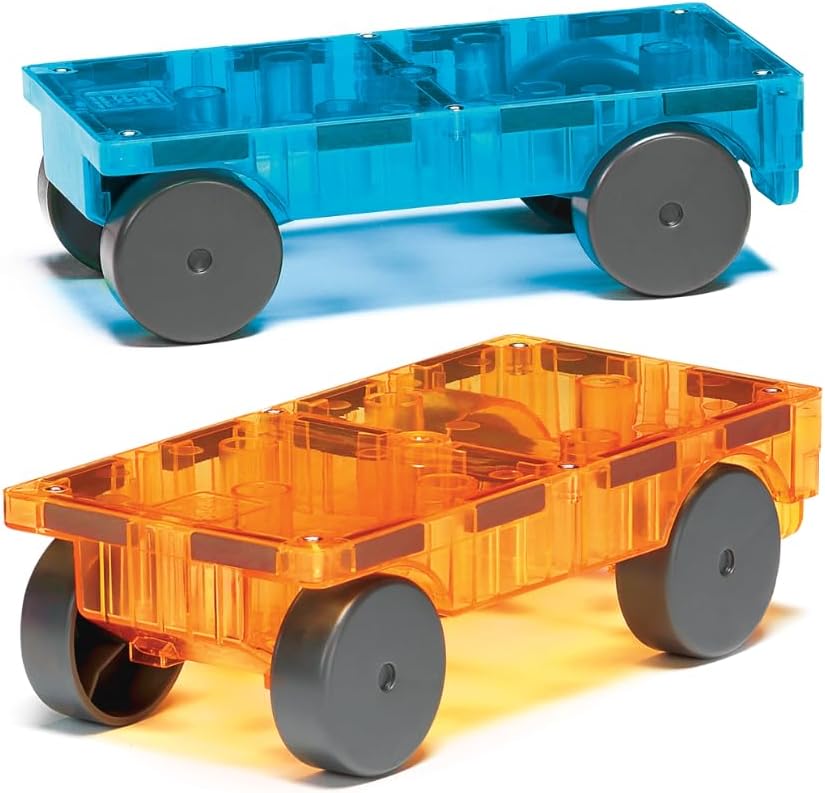 Magna Tiles Cars Expansion Set – HUZZAH! Toys