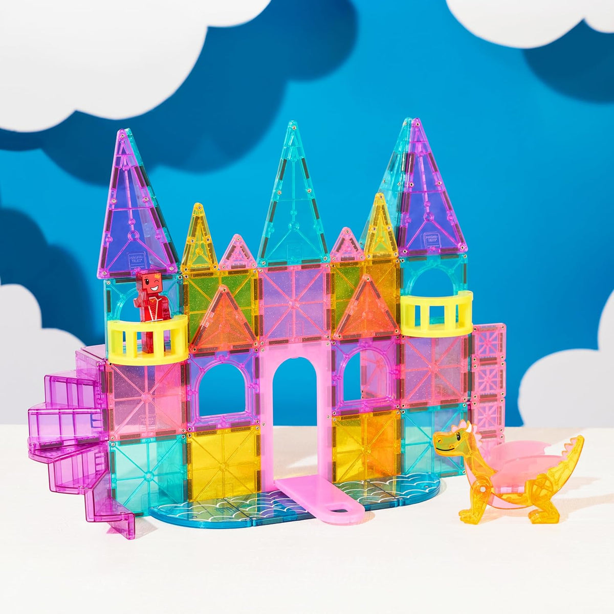 Magna Tiles Castle DLX 48 Piece Set – HUZZAH! Toys