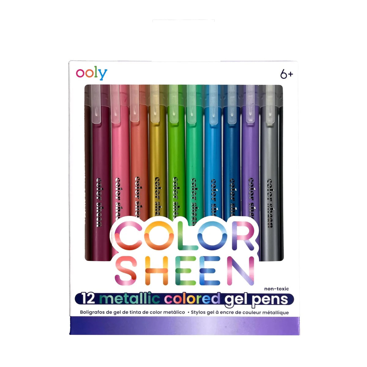 Color Sheen Metallic Gel Pens – HUZZAH! Toys