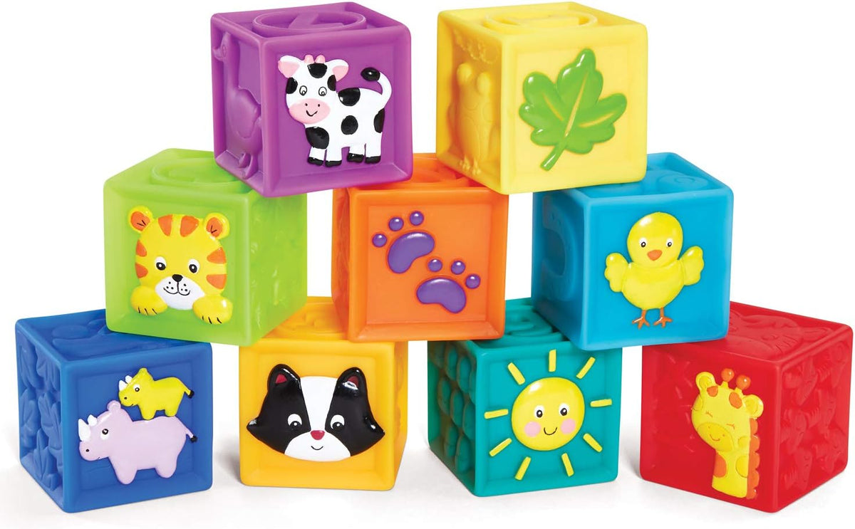 Squeak 'n Stack Blocks – HUZZAH! Toys