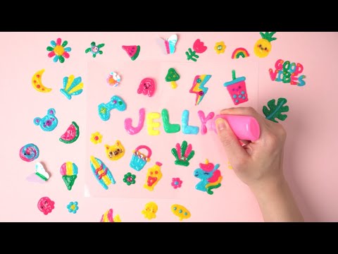 Paint & Peel Jelly Stickers: Glitter Goals! – HUZZAH! Toys
