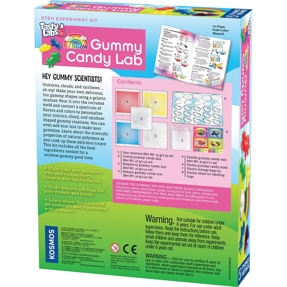 Rainbow Gummy Candy Lab – HUZZAH! Toys