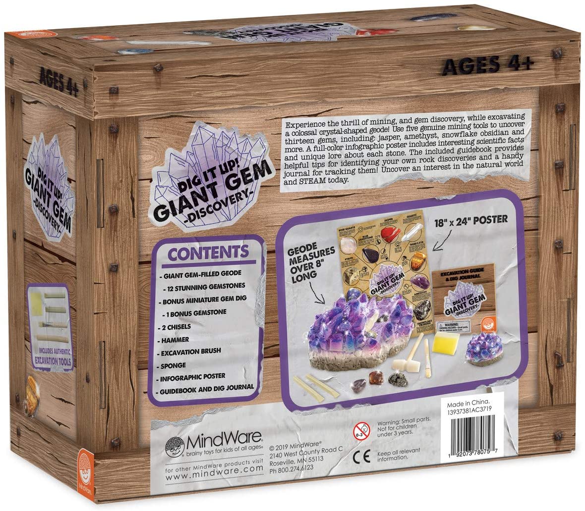 Dig It Up! Giant Gem Discovery – HUZZAH! Toys